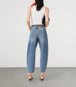 Maje Cropped Barrel Jeans