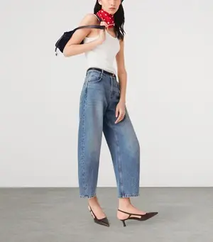 Maje Cropped Barrel Jeans