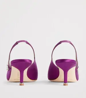 Balenciaga X Manolo Blahnik Embellished Slingback Heels 50
