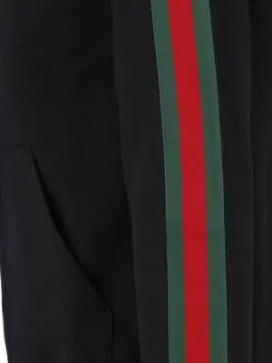 Gucci Silk Cotton Jersey Zip Jacket With Web Detailing