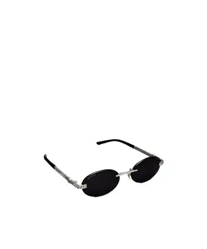 Gucci Oval-frame Sunglasses - Silver