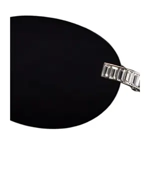 Gucci Oval-frame Sunglasses With Crystal Embellishments