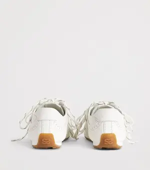 Sandro Leather Light Wave Sneakers