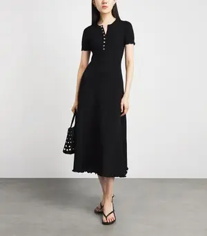 Sandro Knitted Midi Dress