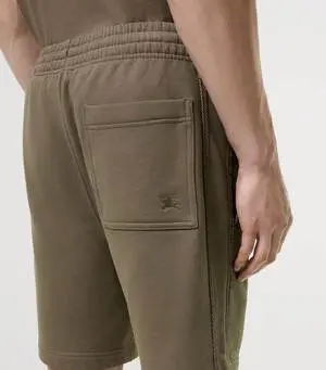 Burberry Cotton Check-trim Sweatshorts