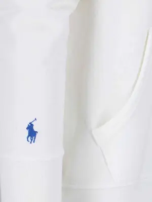 Polo Ralph Lauren Logo-flocked Drawstring Hoodie
