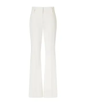 Gabriela Hearst Ianthe Cotton Corduroy Flared Pants - Ivory
