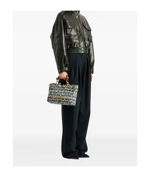 Balmain Small 1945 Soft Tweed Tote Bag