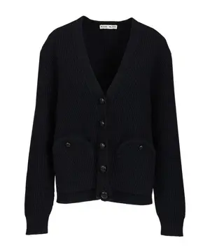 BLAZÉ MILANO Button-up Cardigan - Black