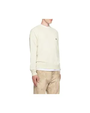 VIVIENNE WESTWOOD Orb Embroidered Crewneck Jumper - White