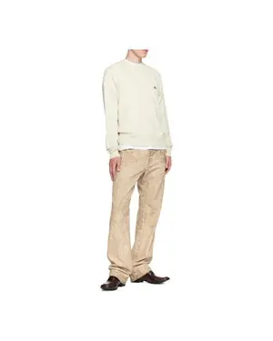 VIVIENNE WESTWOOD Orb Embroidered Crewneck Jumper - White