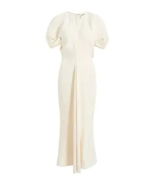 Khaite Khaite Silk-Blend Midi Dress No