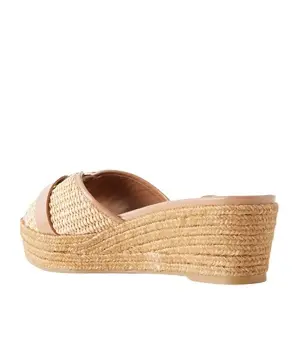 JIMMY CHOO Leda 50 Leather-trimmed Raffia Platform Espadrilles
