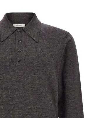 LEMAIRE Long-sleeved Polo Knitted Top