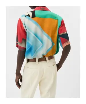 Versace Medusa-head Graphic-print Shirt
