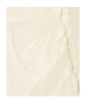 Sea Lightweight Silk Organza Ruffled Top