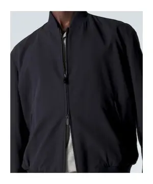 Giorgio Armani Cotton-blend Bomber Jacket