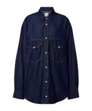 Khaite Christensen Denim Shirt - No