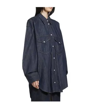 Khaite Christensen Denim Shirt - No