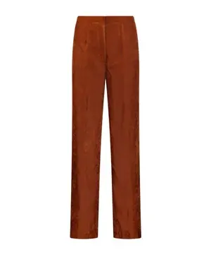 FORTE_FORTE Straight-leg Casual Trousers - Red