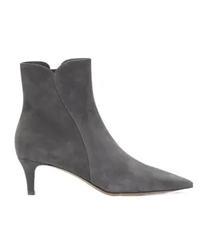 GIANVITO ROSSI Pointed-toe Ankle Boots - Grey