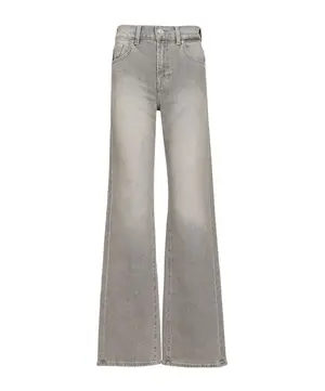 7 For All Mankind Tess Trouser Jeans - Grey