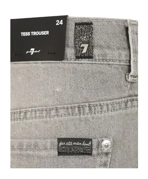 7 For All Mankind Tess Trouser Jeans - Grey