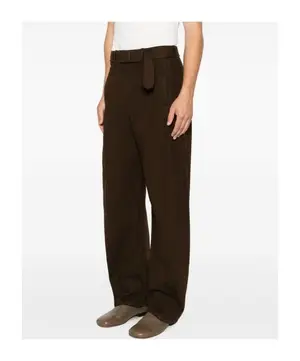 LEMAIRE Belted Tapered Jeans - Black