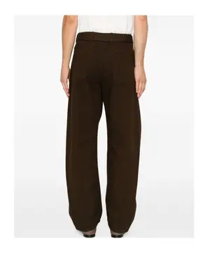 LEMAIRE Belted Tapered Jeans - Black