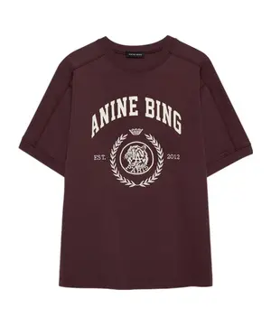 ANINE BING Crest Logo T-shirt
