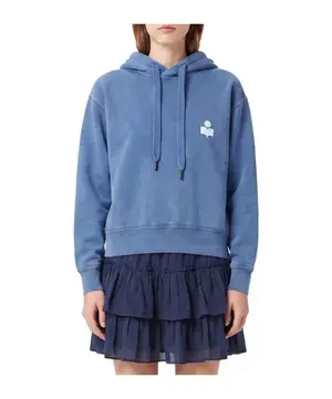 Isabel Marant Étoile Salmy Drawstring Hoodie - Blue