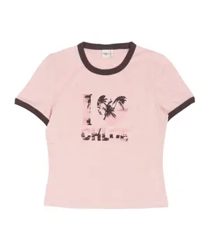 Chloé Palm Tree Printed Crewneck T-shirt - No