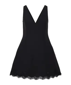 Valentino Garavani Crepe Couture Short Dress - Black