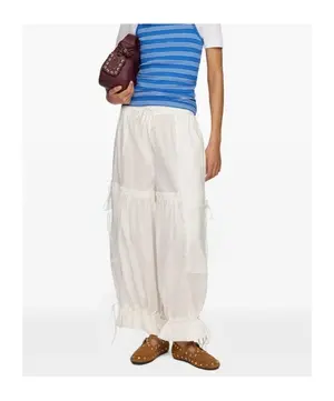 GANNI Trousers In Cotton