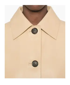 TOTEME Button-up Leather Jacket