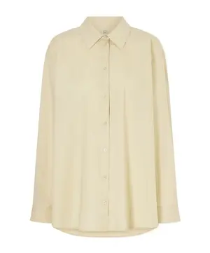 TOTEME Classic Tumbled Cotton Shirt - No