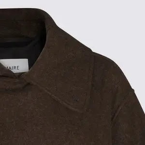 LEMAIRE Short Double-breasted Belted Coat