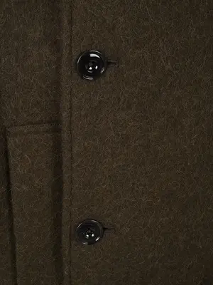 LEMAIRE Short Double-breasted Belted Coat
