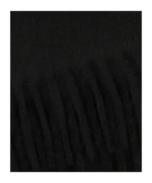 Marni Logo Patch Fringed Scarf