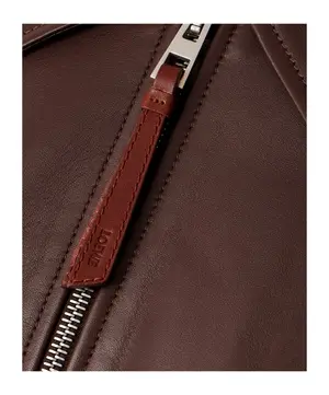 Loewe Balloon Leather Jacket - Chocolate