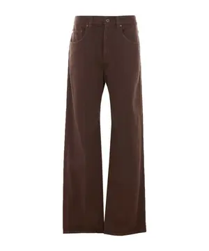 Brunello Cucinelli Belt Loop Jeans - Brown