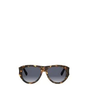 Dior Oval Frame Sunglasses - Gray