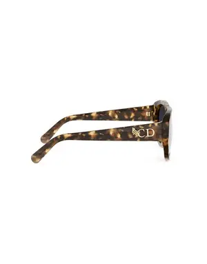Dior Oval Frame Sunglasses