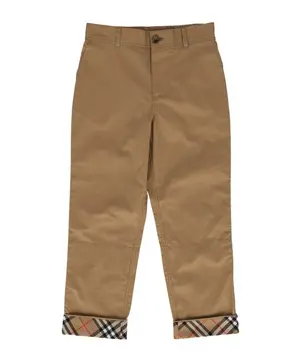 Burberry Casual Trousers With Belt Loops - Beige