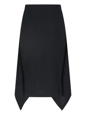 LEMAIRE Draped Button-detail Skirt