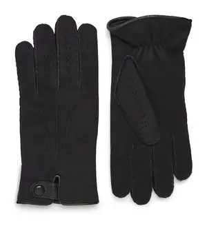 Giorgio Armani Shearling Leather Gloves