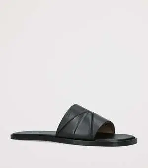 Loewe Leather Origami Slides