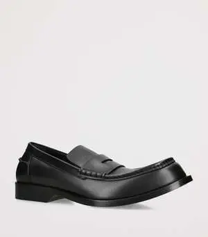 Loewe Leather Loafers