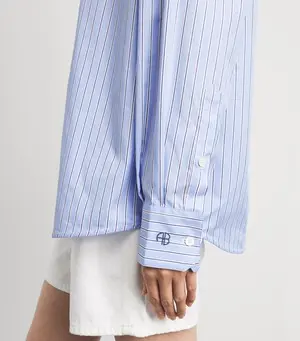 ANINE BING Oversized Striped Shirt