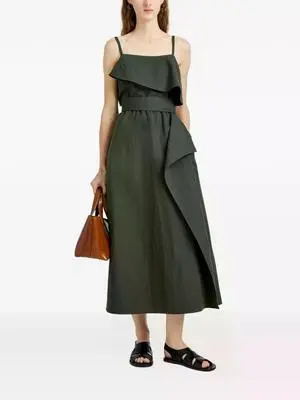 Proenza Schouler White Label Belted Dress - Green